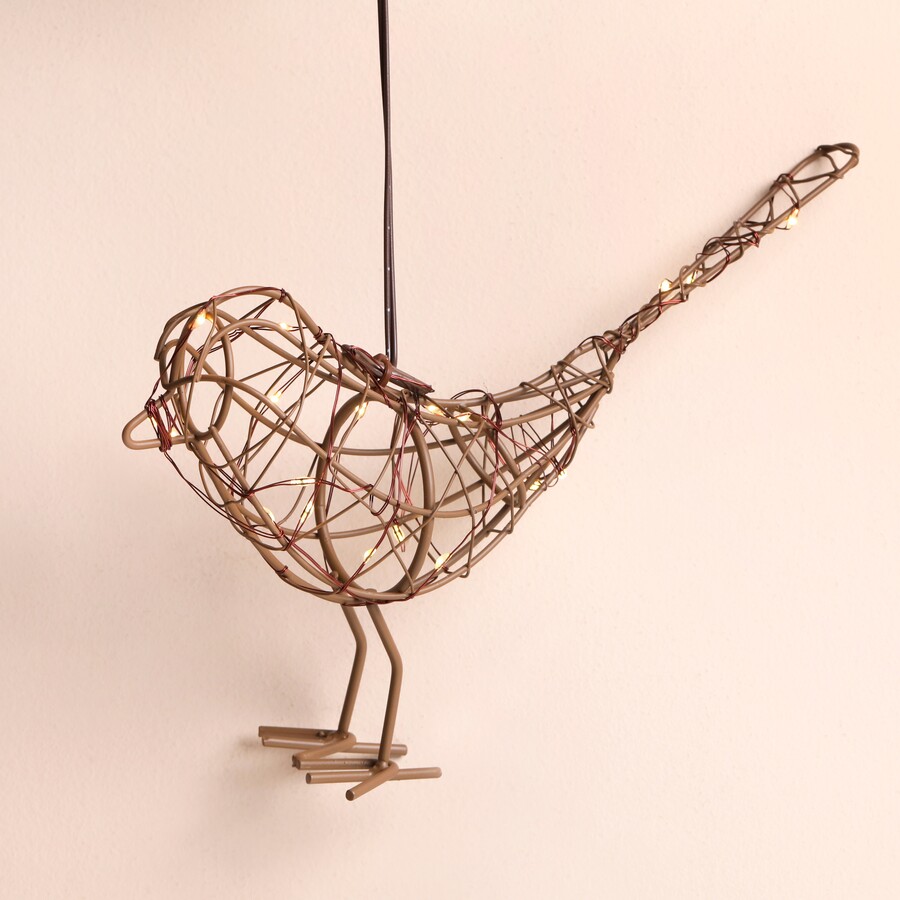Battery Powered Hanging Robin Light Up Decoration | Lisa Angel
