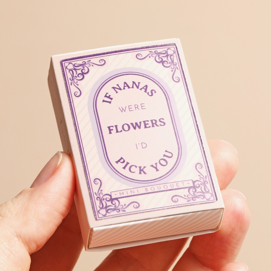 Nana Tiny Matchbox Dried Flower Posy | Lisa Angel