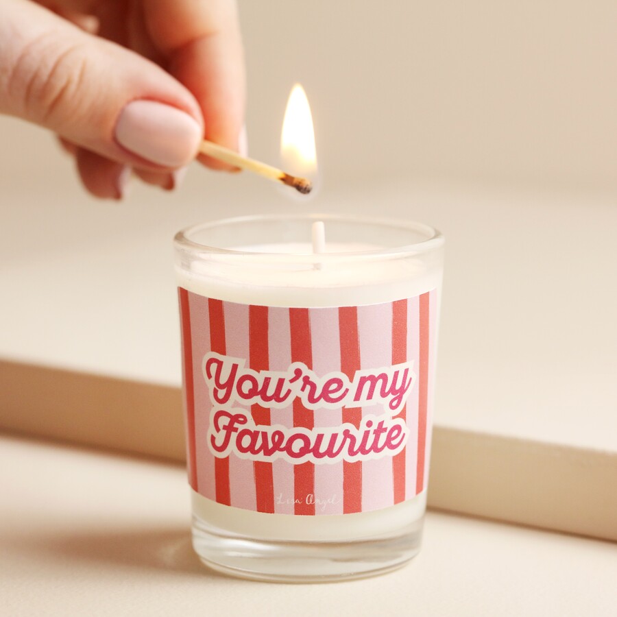 You're My Favourite Scented Mini Candle | Homeware | Lisa Angel