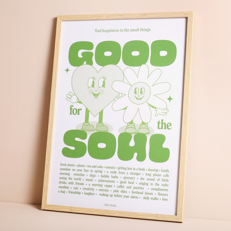Good for the Soul A3 Print | Proper Good | Lisa Angel
