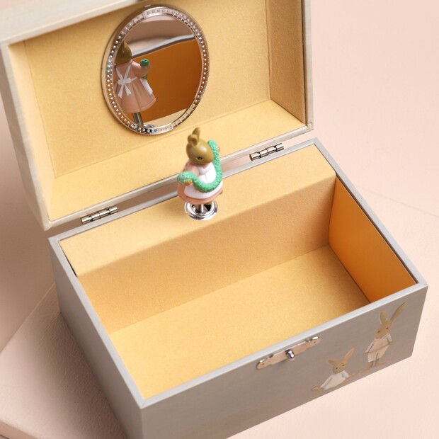Grey Rabbit Musical Jewellery Box | Children's Gifts | Lisa Angel