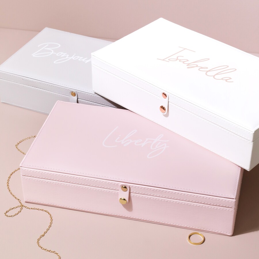 Personalised Large Jewellery Box | Storage | Lisa Angel