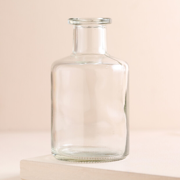 Clear Glass Mini Bottle Vase | Homeware Accessories | Lisa Angel