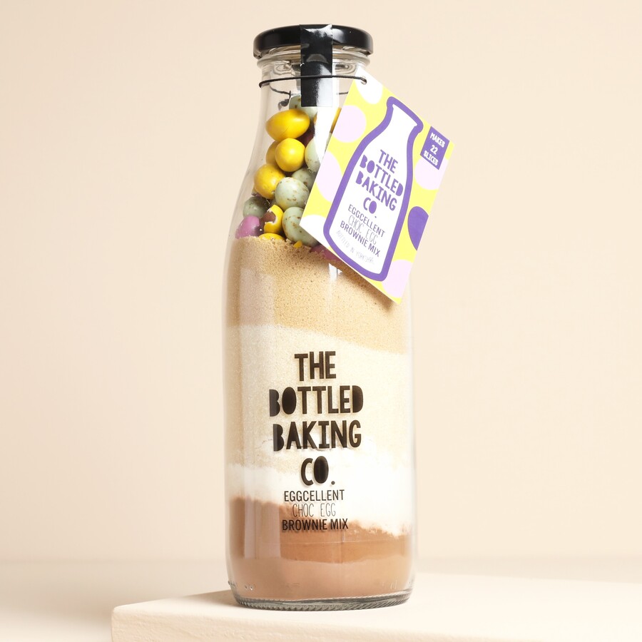 Eggcellent Mini Egg Brownie Mix | The Bottled Baking Co. | Lisa Angel
