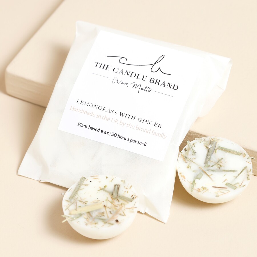 Lemongrass with Ginger Wax Melts | The Candle Brand | Lisa Angel