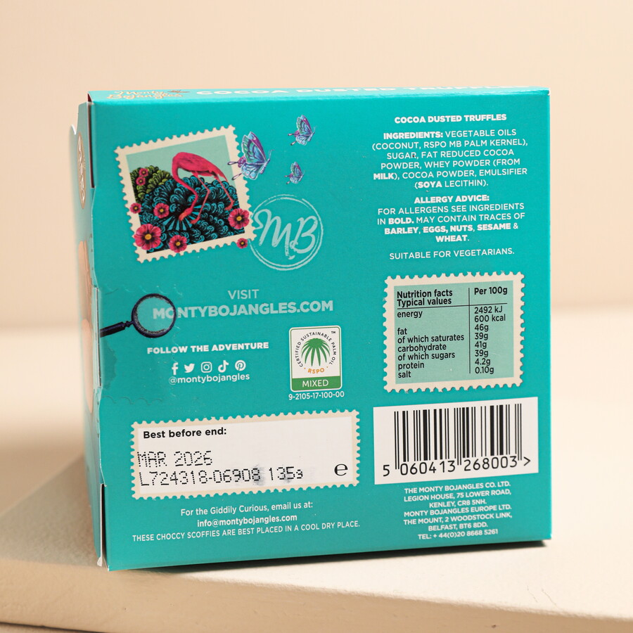 Persian Pink Choccy Scoffy Cat Tin | Monty Bojangles | Lisa Angel