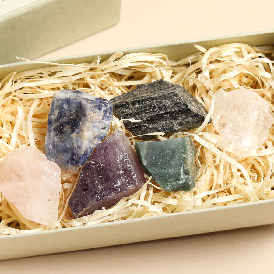 Calm & Healing Crystal Set | East of India | Lisa Angel