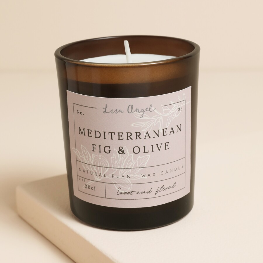 Mediterranean Fig and Olive Jar Candle | Homeware | Lisa Angel
