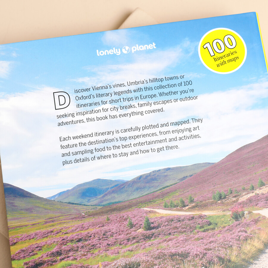 100 Weekends in Europe Book | Lonely Planet | Lisa Angel