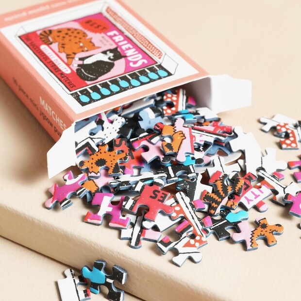 Best Friends Cat 99 Piece Mini Jigsaw Puzzle | Lisa Angel