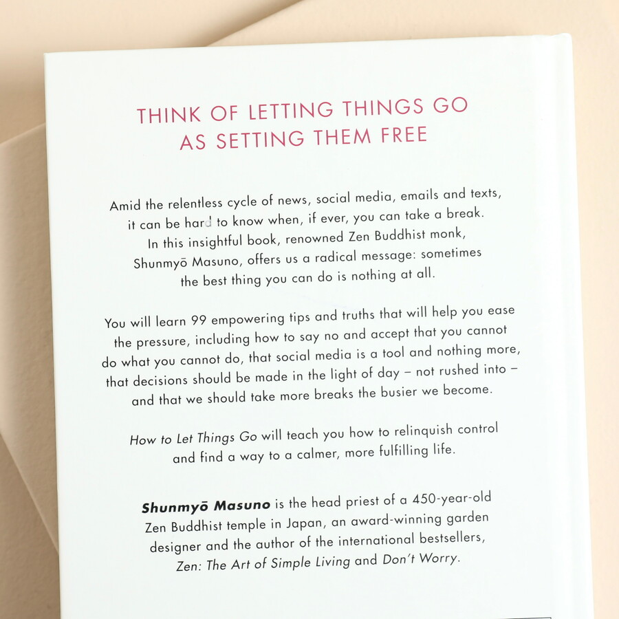 How to Let Things Go Book | Homeware | Lisa Angel