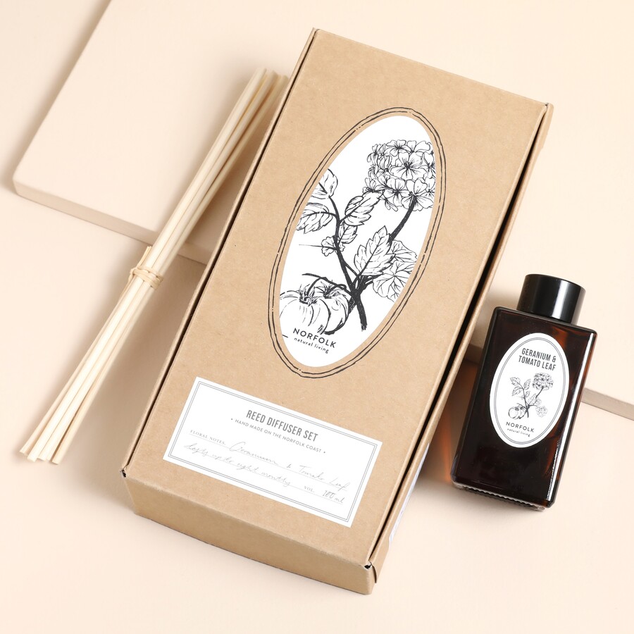 Geranium Reed Diffuser | Norfolk Natural Living | Lisa Angel