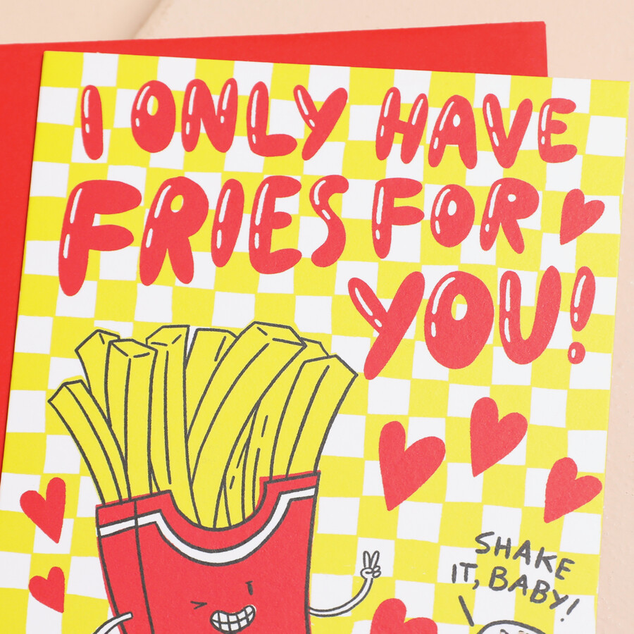 Fries For You Card | Ohh Deer | Stationary | Lisa Angel