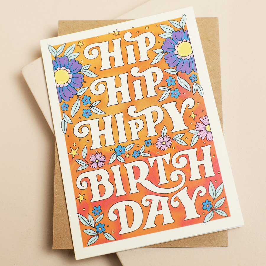 Hip Hip Hippy Birthday Card | Ohh Deer | Lisa Angel