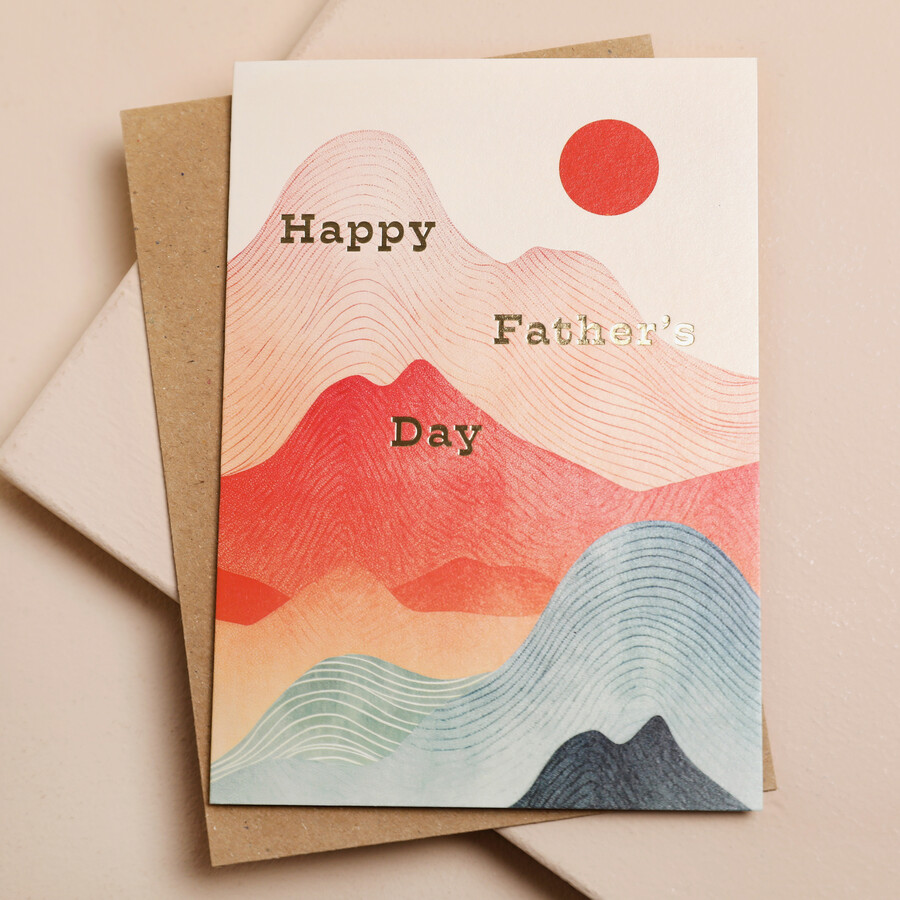 Mountains Father's Day Card | Ohh Deer | Lisa Angel