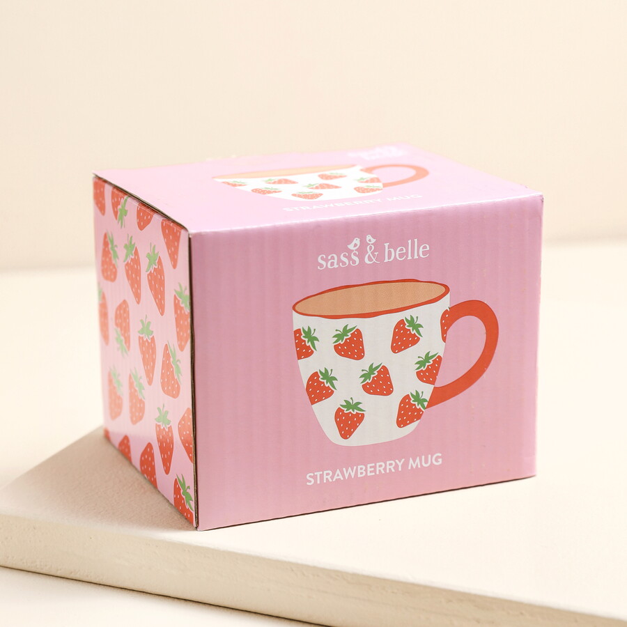 Strawberry Mug | Sass & Belle | Lisa Angel