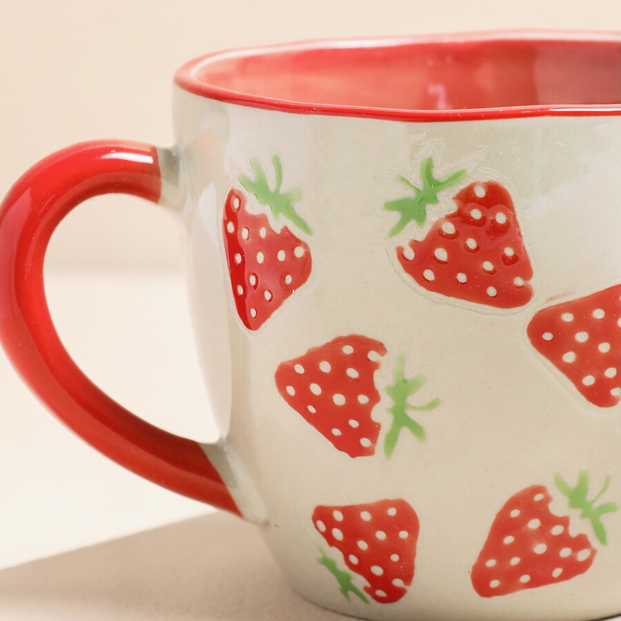 Strawberry Mug | Sass & Belle | Lisa Angel