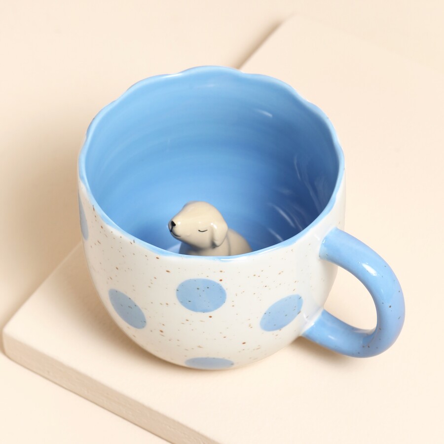 Surprise Hidden Dog Mug | Sass & Belle | Lisa Angel