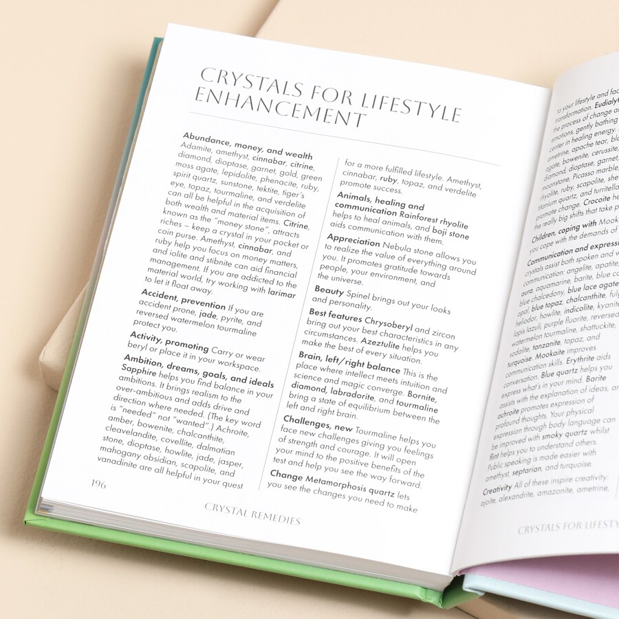 The Pocket Crystal Healer Book | Homeware | Lisa Angel