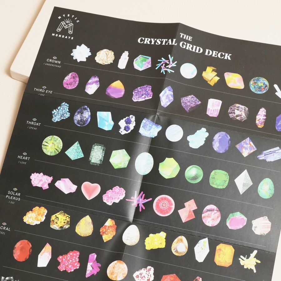 Mystic Mondays Crystal Grid Deck | Grace Duong | Lisa Angel