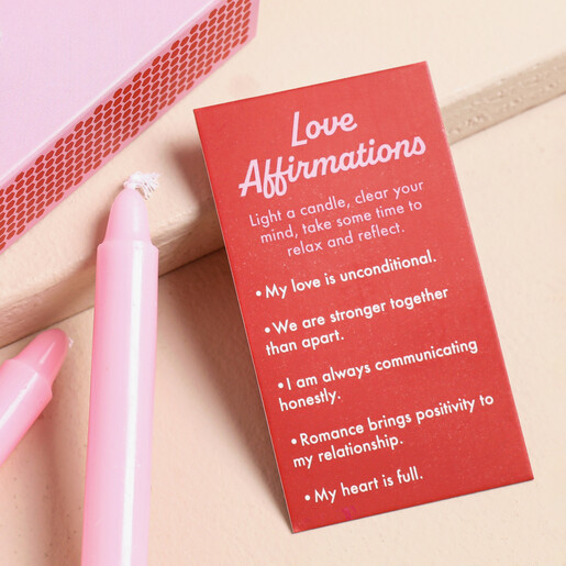Set of 3 Matchbox Love Affirmation Candles | Home | Lisa Angel