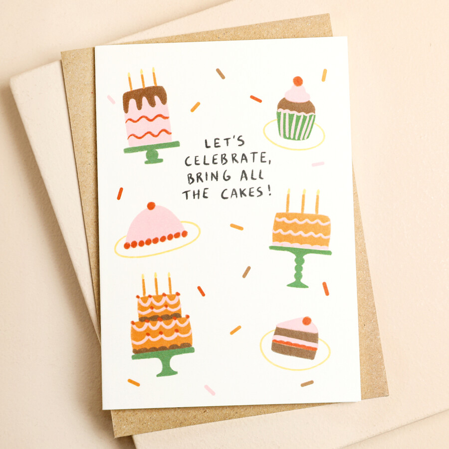 All the Cakes Birthday Card | Sakina Saidi | Lisa Angel