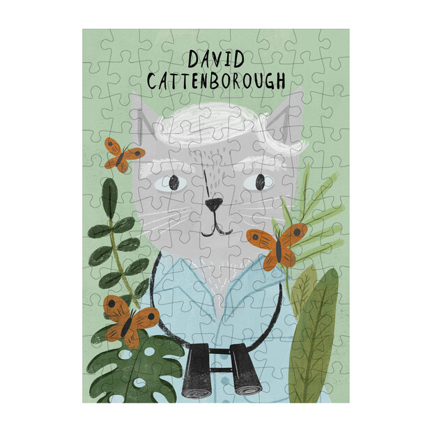 David Cattenborough 99 Piece Mini Jigsaw Puzzle | Games | Lisa Angel