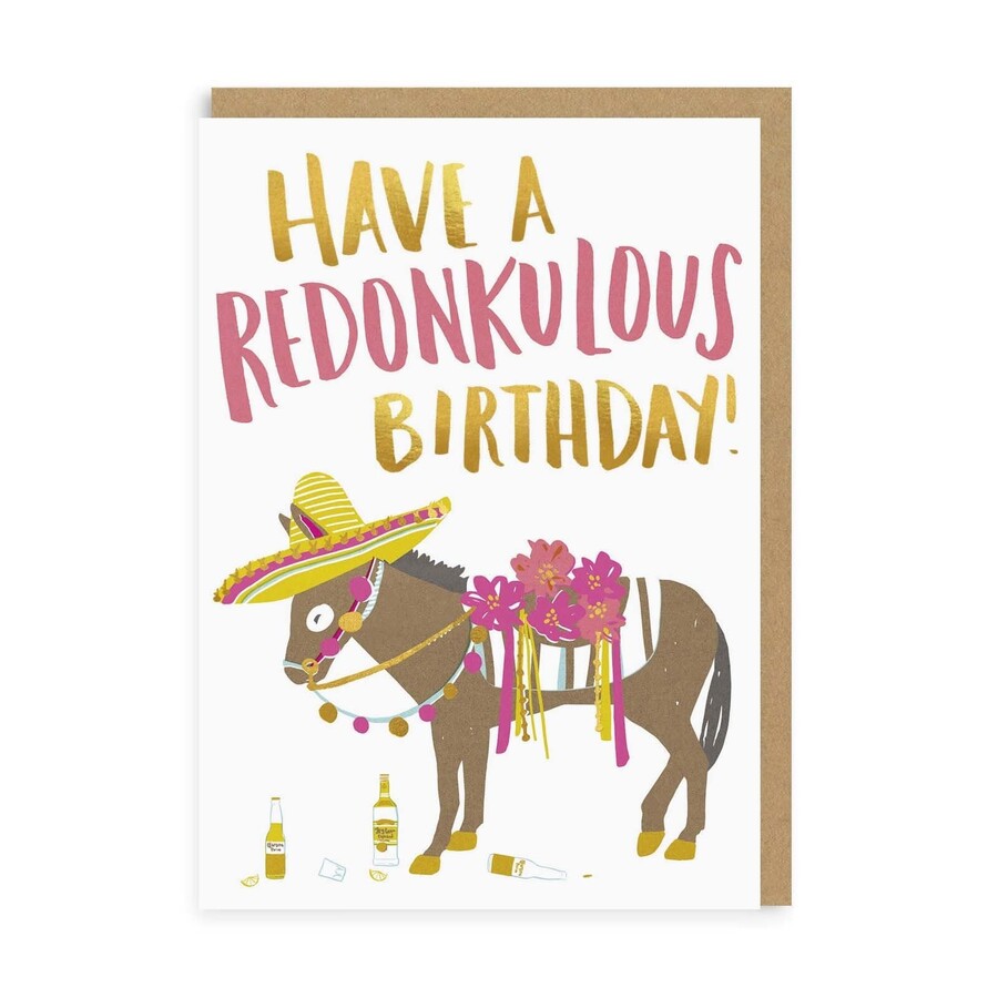 Have a Redonkulous Birthday Greetings Card | Ohh Deer | Lisa Angel
