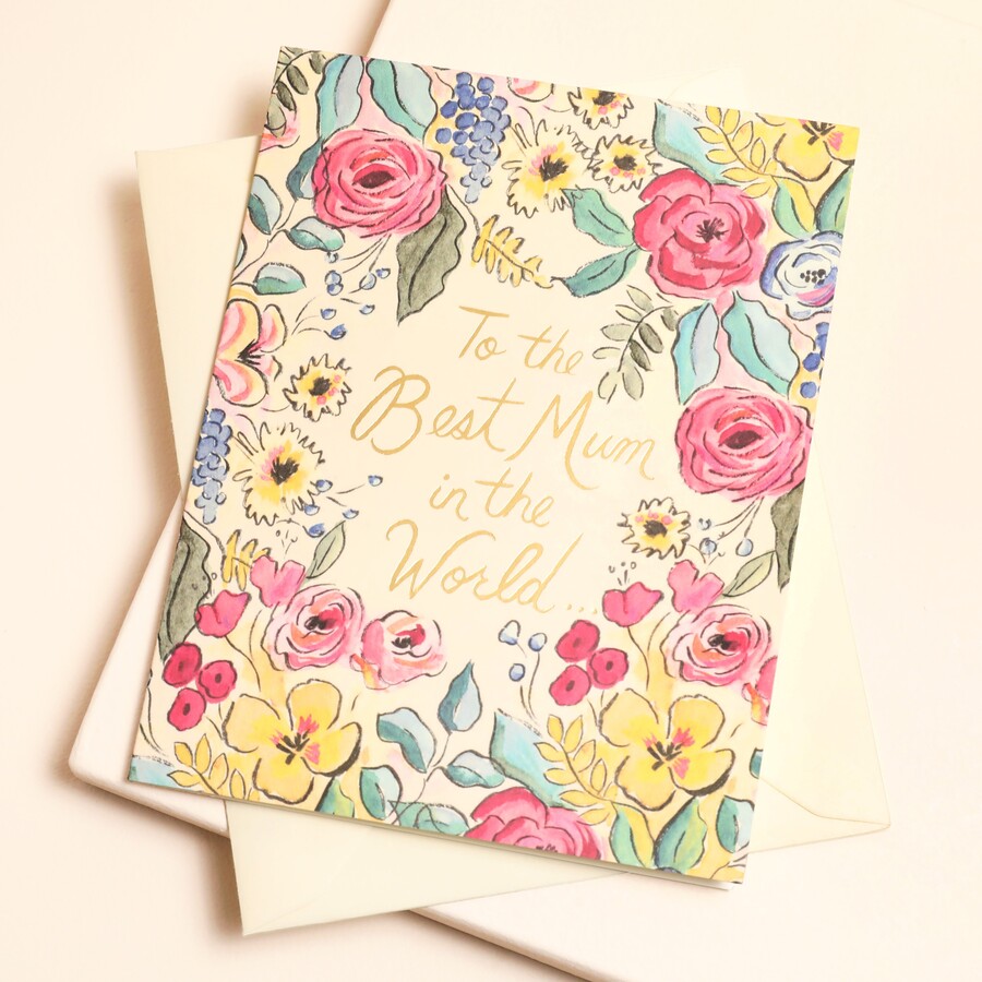 Best Mum in The World Greetings Card | Rifle Paper Co. | Lisa Angel