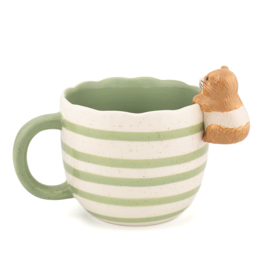 Peeking Guinea Pig Mug | Sass & Belle | Lisa Angel