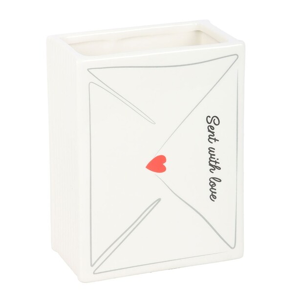 Ceramic Love Letter Flower Vase | Something Different | Lisa Angel