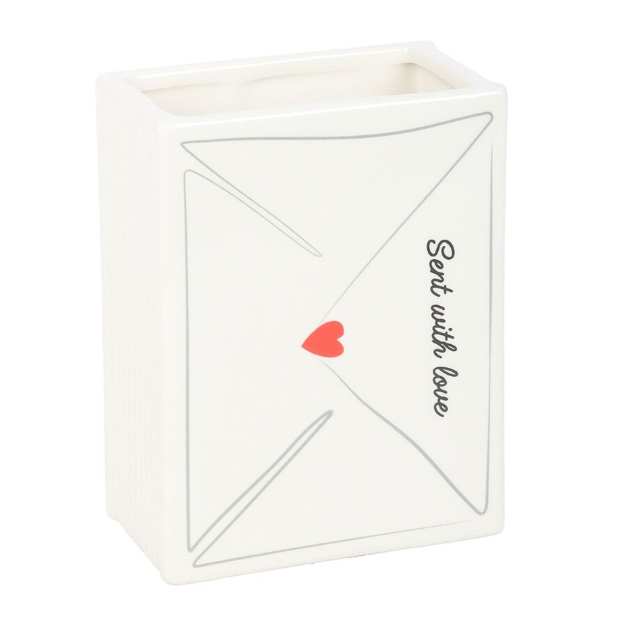 Ceramic Love Letter Flower Vase | Something Different | Lisa Angel
